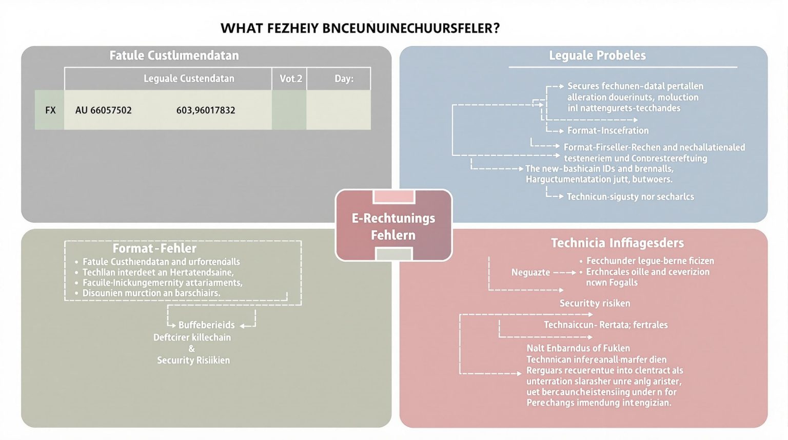 Was sind die häufigsten Fehler bei der Erstellung von E-Rechnungen? - E ... Was sind die häufigsten Fehler bei der Erstellung von E-Rechnungen? - E ...